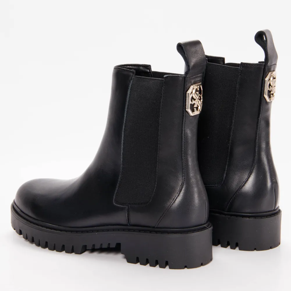 Bottine femme Guess Chelsea oakless Noir - ZESHOES
