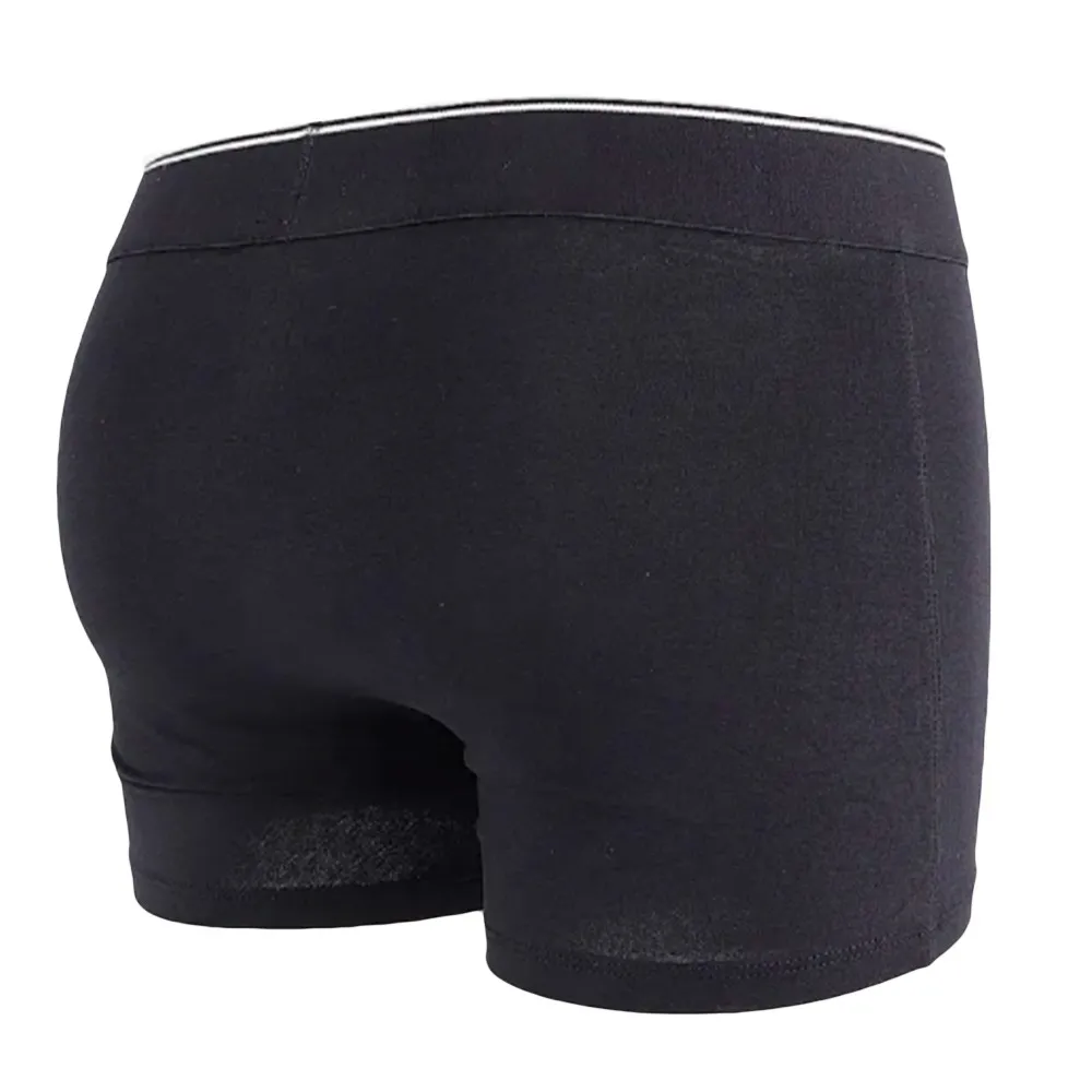 Boxer homme Kaporal Pack x3 front logo Noir - ZESHOES